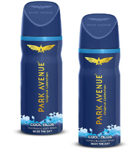PARK AVENUE COOL BLUE DEODORANT FOR MEN, 150ML SET OF 2 Deodorant Spray ...