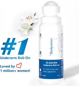Be Bodywise 4% AHA BHA Underarm Roll On | Flora Fragrance | Reduces ...