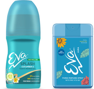 EVA Splash Underarm Deo Rollon 50ml | Fresh Underarms & purse perfume ...