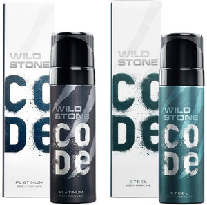 Wild Stone CODE Platinum & Steel Combo Perfume Body Spray - For Men ...