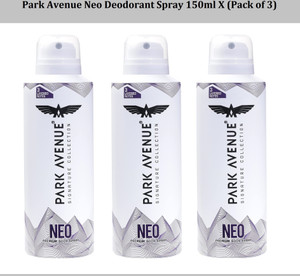PARK AVENUE Neo Signature Collection | Deodorant Spray | Fresh Long ...