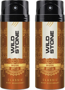Wild Stone Classic Musk Pack of 2 Deodorant Spray - For Men - Price in ...