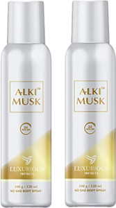 alki musk Luxurious INFINITE No Gas Body Spray 120 ml Each Body Spray ...