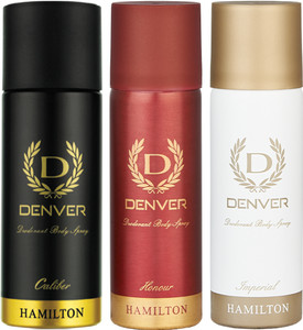Denver Imperial, Caliber, Honour Deo (50ml x 3) Body Spray - For Men ...