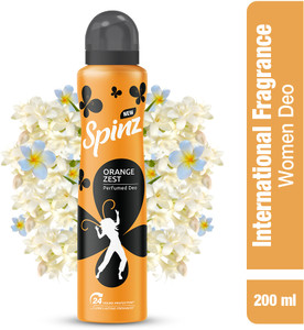 Spinz Orange Zest Deo Body Spray - For Men & Women - Price in India ...