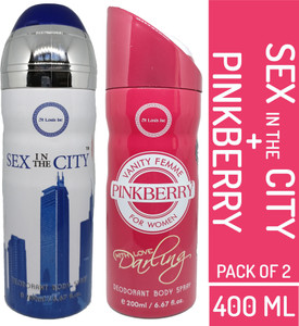 St. Louis Sex In The City 200ml Deo & Pinkberry Darling 200ml Deo Combo ...