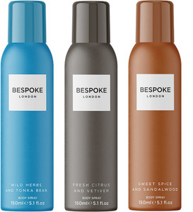 BESPOKE London WILD FRESH SWEET BODY SPRAY 150 ML PACK OF 3 FOR MEN ...