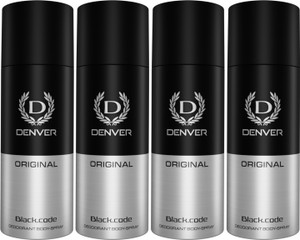DENVER Original Black_code Body Spray - For Men - Price in India, Buy ...