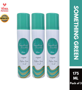 VIWA Something Something Green Orignal Perfume Spray 75ml Each (Pack of ...