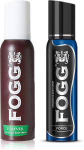 FOGG FOREVER & FORCE Fragrance Body Spray COMBO (2 X 150ml) Perfume ...