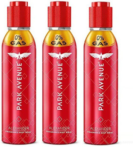 PARK AVENUE Alexander Body Fragrance For Men, 130ml (Pack Of 3 ...