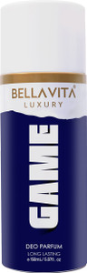 Bellavita Deo Game Unisex Body Parfum|Long lasting deodorant with Spicy ...