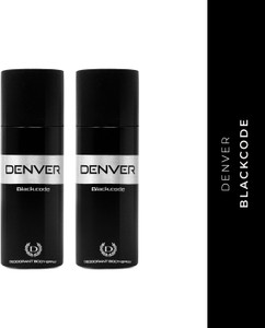 DENVER Black Code Body Deodorant Spray - For Men - Price in India, Buy ...