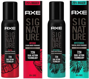 AXE Signature Intense and Mysterious Long Lasting No Gas Body Deodorant ...