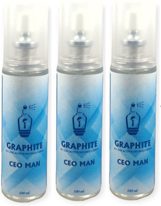 GRAPHITE ceo men pack of 3 Deodorant Spray - For Men & Women - Price in ...