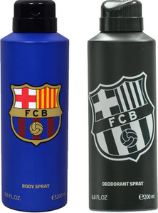 FC Barcelona Blue and Black Body Spray - For Men - Price in India, Buy ...