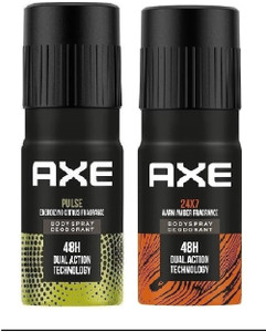 AXE Pulse + 24x7 deodorant Body spray 150 ml pack 2 Deodorant Spray ...
