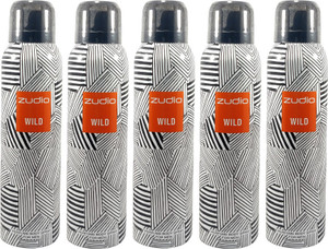 zudio WILD MEN DEO (PACK OF -5) Body Spray - For Men & Women - Price in ...