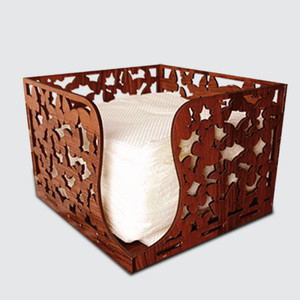 Flipkart.com | Bnezz 1 Compartments Wood Tissue Paper Stand For Home ...