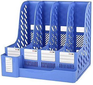 Flipkart.com | SANGOZ 3 Compartments Plastic Stationery Stand, File ...