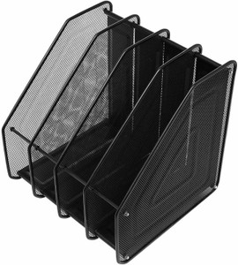 Flipkart.com | VP STORES 4 Compartments Vertical Mesh File Rack Tray ...