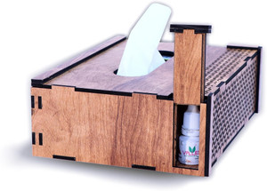 Flipkart.com | ERIZONE 1 Compartments Wooden Stylish Tissue Box Holder ...