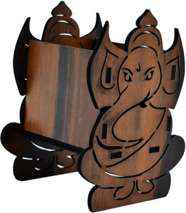 Flipkart.com | Anita 1 Compartments Wood Ganesh ji stand - Ganesh ji stand