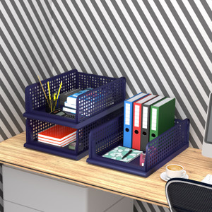 KUBER INDUSTRIES ( 3-Tier ) Plastic Office Desk Organizers | Drawers ...