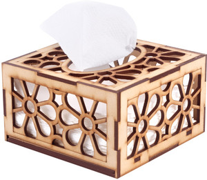 Flipkart.com | Cutout Design 1 Compartments Wooden Tissue Holder ...