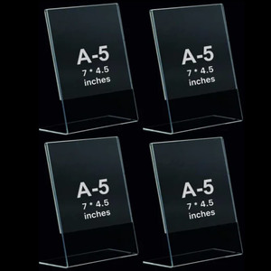 Flipkart.com | CPI 1 Compartments Acrylic 7x4.5 Inch A5 QR Bar Code ...