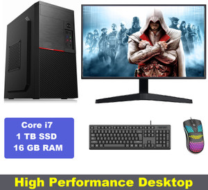 DZAB Core i7 (16 GB / 1 TB / Windows 11) Assembled Desktop Computer ...