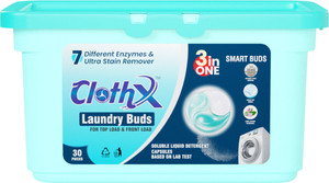ClothX Laundry 30 Buds 3in1 bud for top & front load washing machine ...
