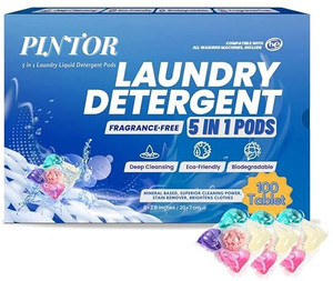 Pintor Mini Pods for Laundry Liquid Detergent Pods for Laundry Cleaning ...