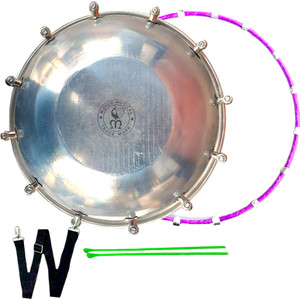 Mayur Musical Tasha Drum/Dhol 12 Inch Nasik Dhol with Complete Set ...