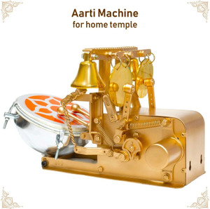 SOLANKIZZZ Fully Automatic Electric Arti Machine Nagara for Home Temple ...