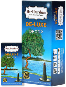 Hari Darshan Deluxe Dhoop Non-Toxic Herbal Wet Dhoop Batti (10 Sticks ...
