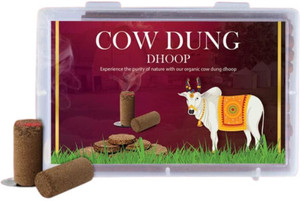 Vedic Vaani Organic Cow Dung Dhoop for Puja, Meditation, Havan ...