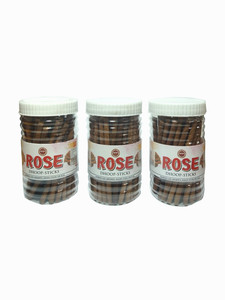 Maa Kali Puja Dhup Premium Non-Charcoal Bambooless ROSE Dhoop Sticks ...