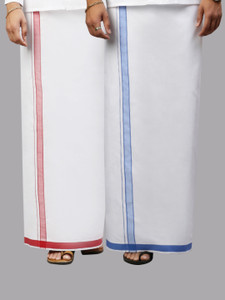 Ramraj Cotton RAMRAJ pack of 2 mens Cotton Blend Prestigious Look Dhoti ...