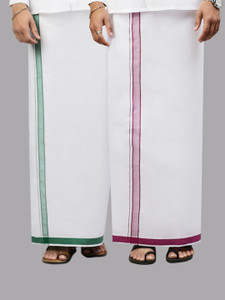 Ramraj Cotton RAMRAJ pack of 2 mens Cotton Blend Prestigious Look Dhoti ...