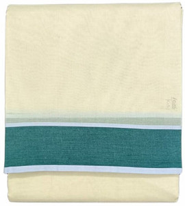 exclusive Pure Cotton Dhoti 2" Cotton Border (KM)10X6(4.62Mtr Dhoti +2 ...