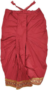 GOURI COLLECTIONS PANT STYLE MAYUR PUCHHA DHOTI (MAROON) Self Design ...