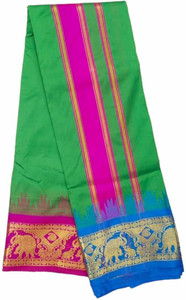 exclusive Dhoties Traditional Art Silk Color With 5"inch Jacquard ...