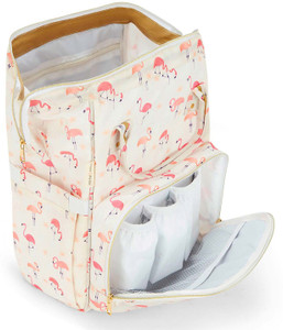 haus & kinder Art on Canvas Chic Diaper Bag Backpack for Moms (20L ...