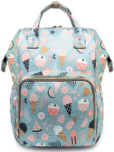 BRG Little champ Backpack Icecream Print - Blue Baby Diaper Bag - Buy ...