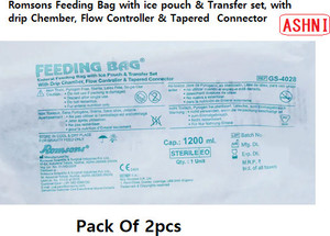 Ashni Romsons Feeding Bag For Patient Sterile 1200ml Pack of 2 Feeding ...
