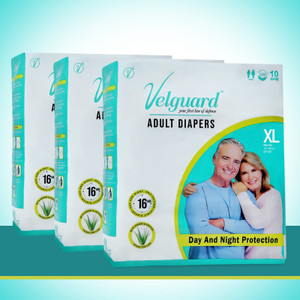 Velguard Premium Overnight Sticky Type size 50 - 65 inch Adult Diapers ...
