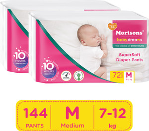 Morisons Baby Dreams Super Soft Diaper Pants - M - Buy 144 Morisons ...