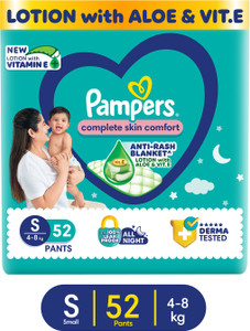 Pampers All Round Protection Diaper Pants, Anti Rash Blanket, Lotion ...