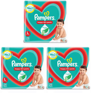 Pampers Anti rash lotion with Aloe vera baby Large size diaper pants ...